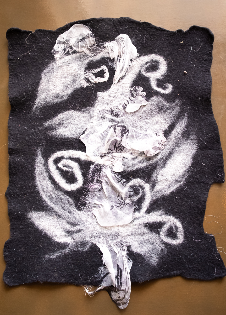 Felt making workshop - Bishkek - Lisa Germany