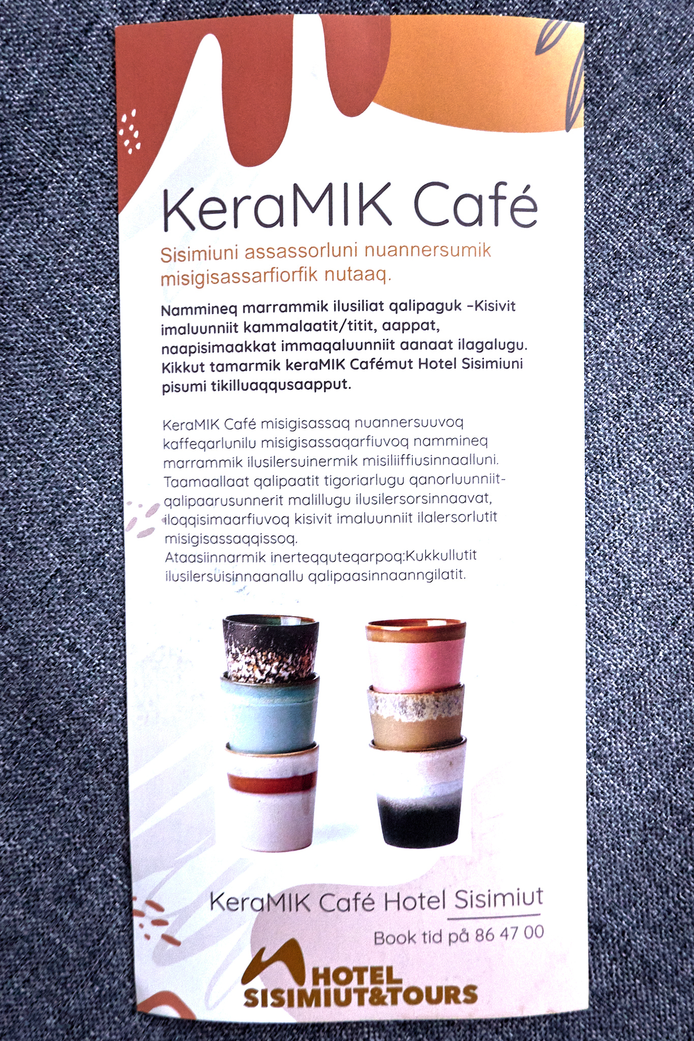 Ceramic Café (KeraMIK) at Hotel Sisimiut - Lisa Germany